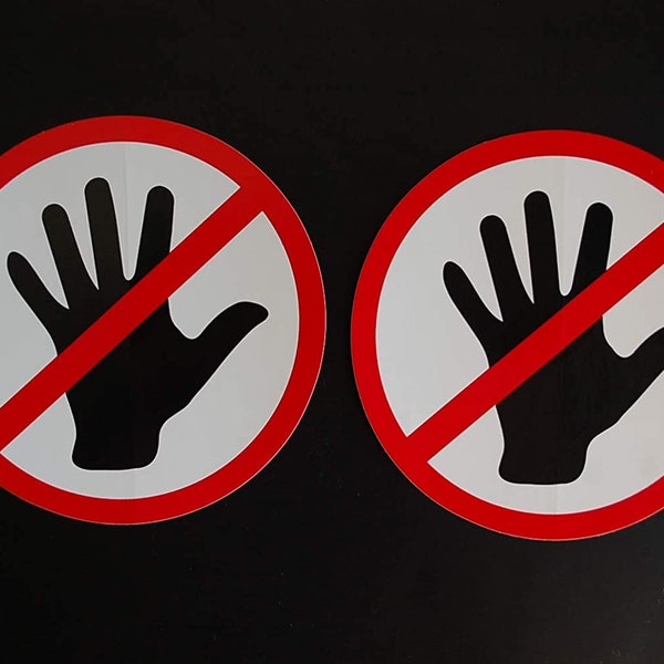 Funny Do Not Touch Sign - Etsy