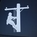 Lineman Sticker Pick Color & Size!! Electrician Vinyl Cut Out Decal ...