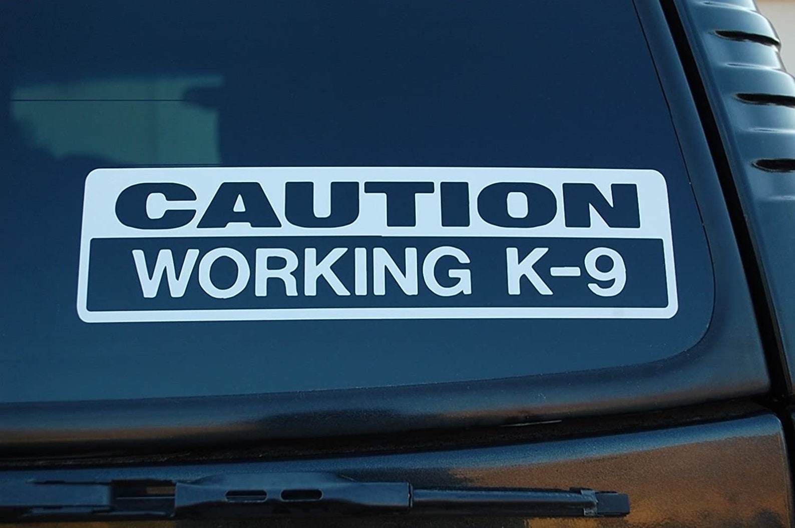 Caution Working K9 Sticker Vinyl Decal Choose Color & Size!! Police ...
