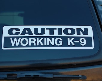 Working Dog Decal - Etsy