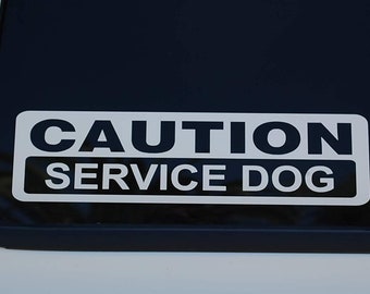 Caution Working K9 Sticker Vinyl Decal Choose Color & Size | Etsy