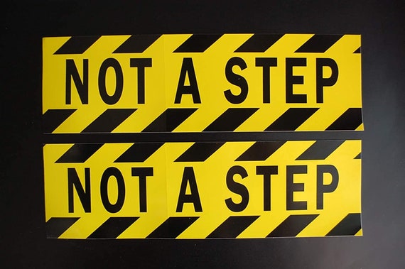 Do Not Step Safety Decals