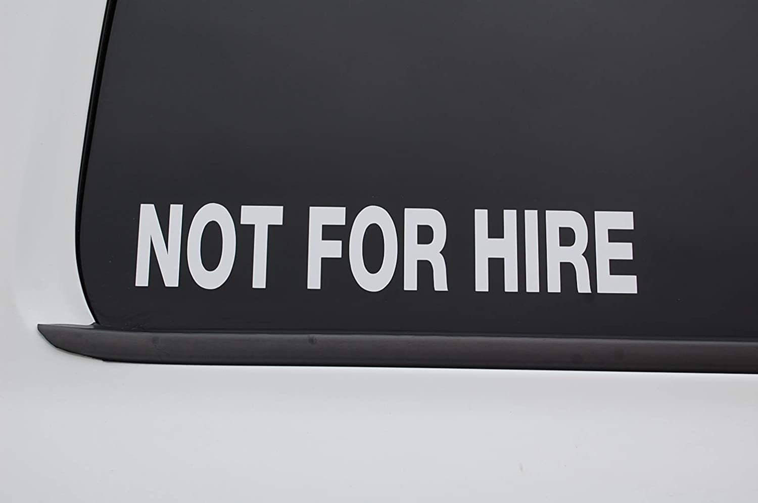 Not for Hire Stickers Vinyl Decals 2 Pack Choose Color & - Etsy