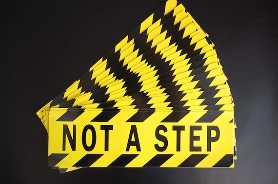 Do Not Step Safety Decals