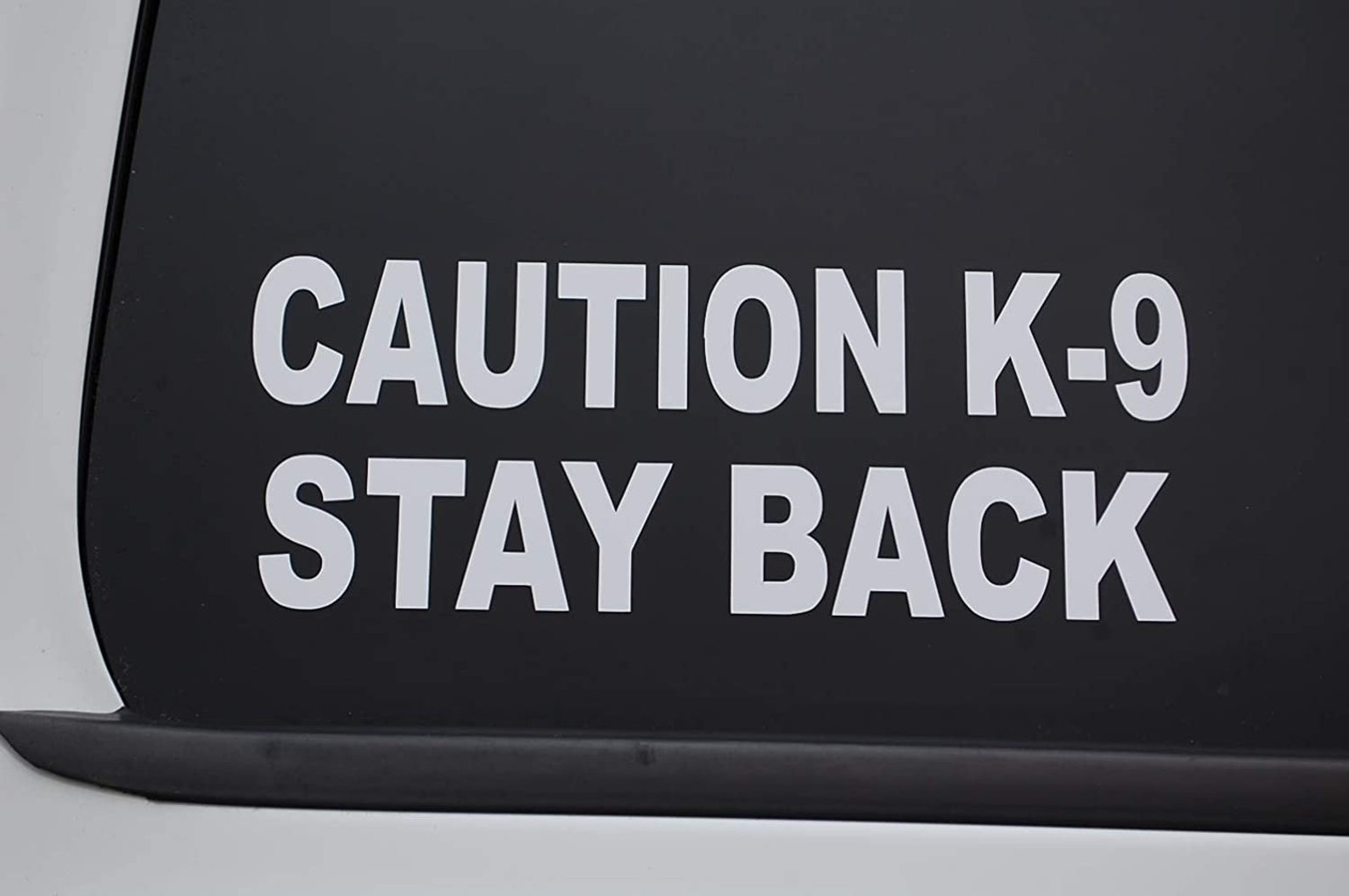 Caution K-9 Stay Back Sticker Vinyl Decal Choose Color & - Etsy