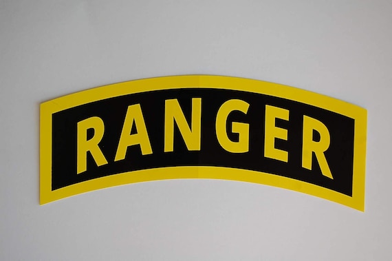 Army Ranger Sticker Vinyl Decal 6 X 2.5 Self | Etsy UK