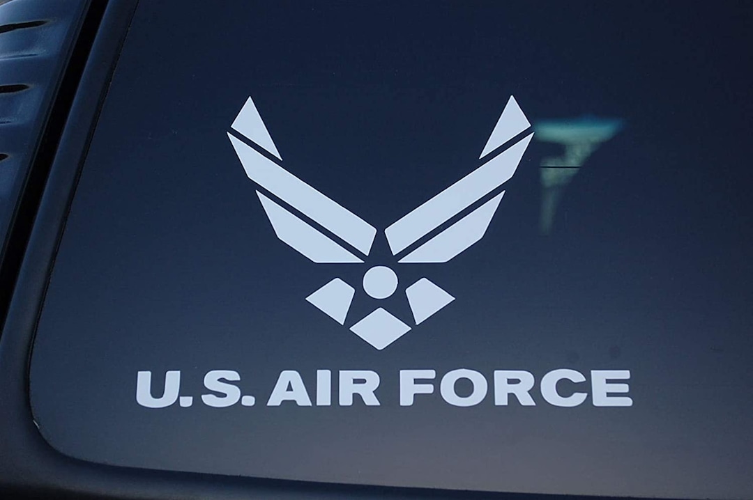 US Air Force Sticker Vinyl Decal Choose Color!! 7" X 5.5" Military ...