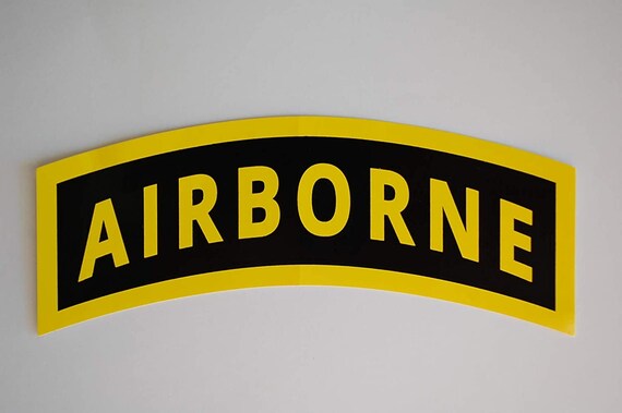 Airborne Sticker Vinyl Decal 6 X 2.5 101st - Etsy