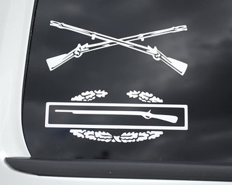 Combat Infantry Badge CIB Vinyl Decal - Etsy