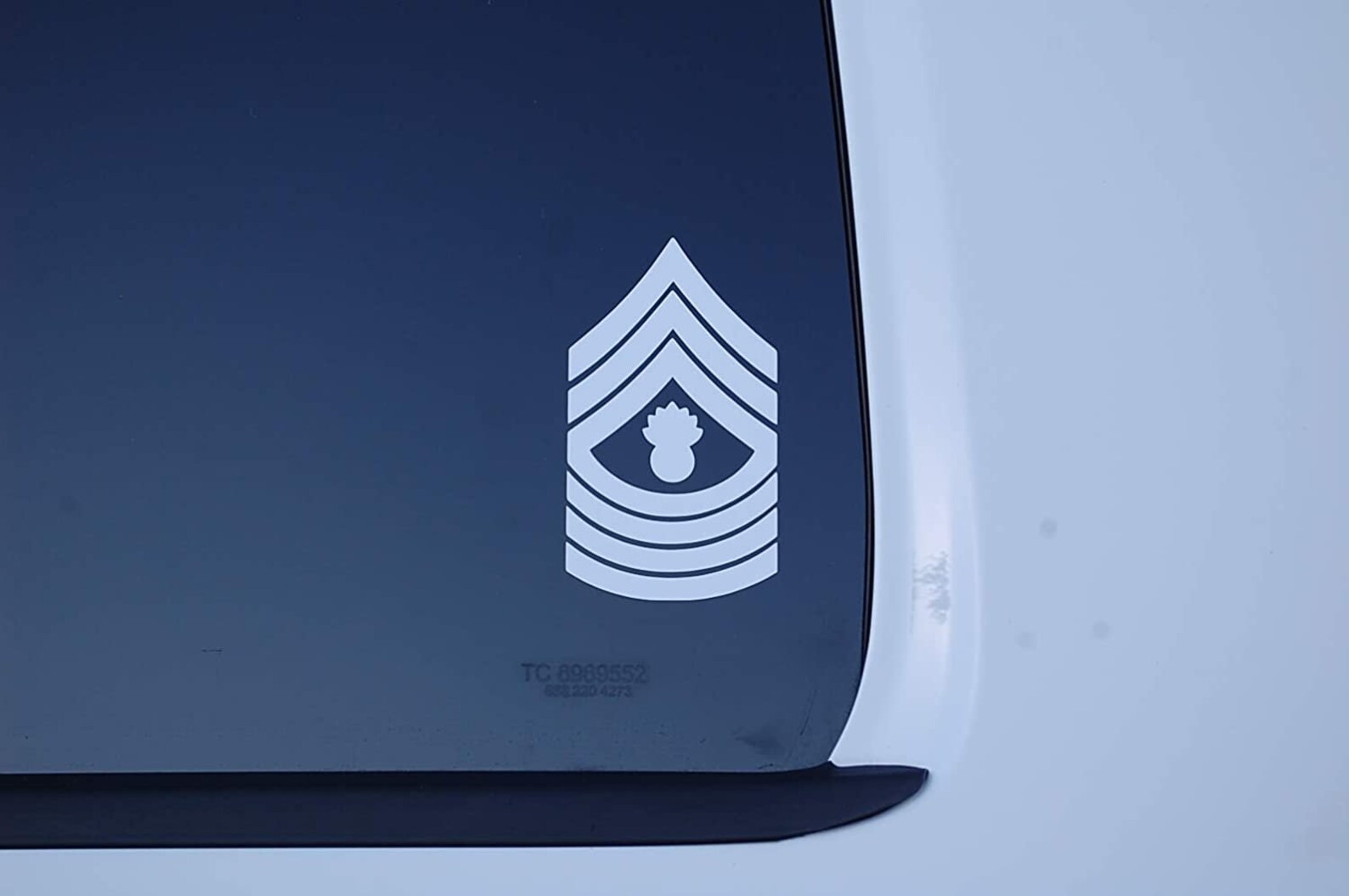 Marine E-9 Master Gunnery Sergeant Insignia Sticker Vinyl Decal Pick ...