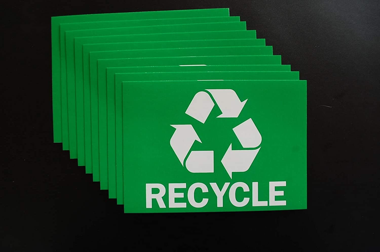 Recycle Stickers Trash Bin Sticker Label 5 X 3.5 | Etsy