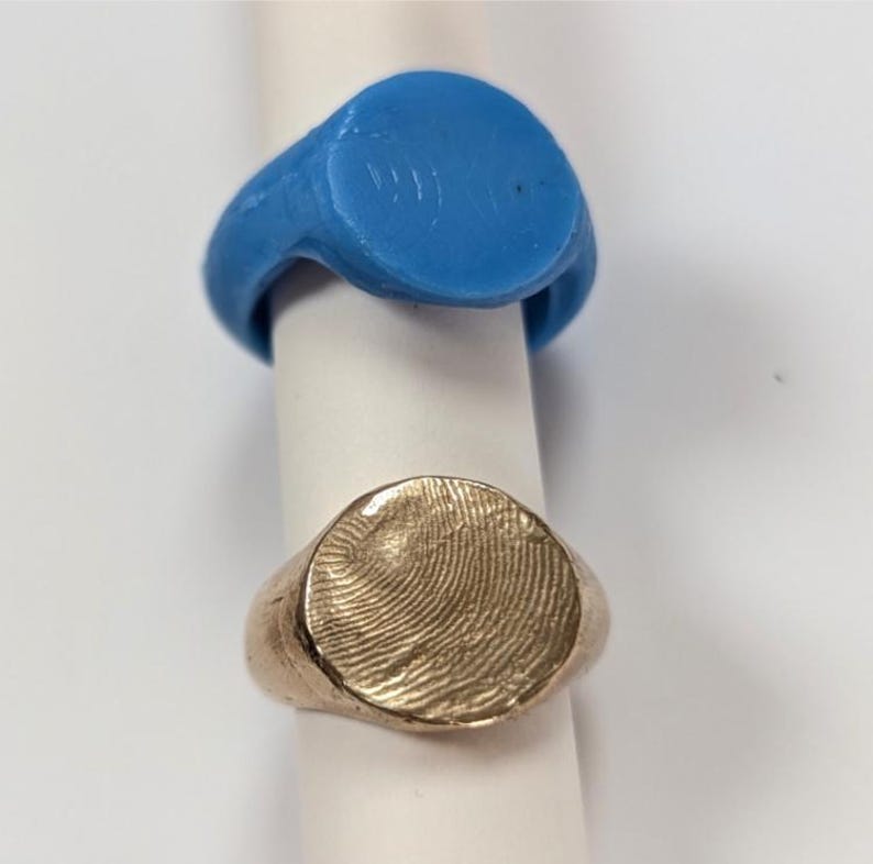 Fingerprint Signet Casting Kit - Etsy