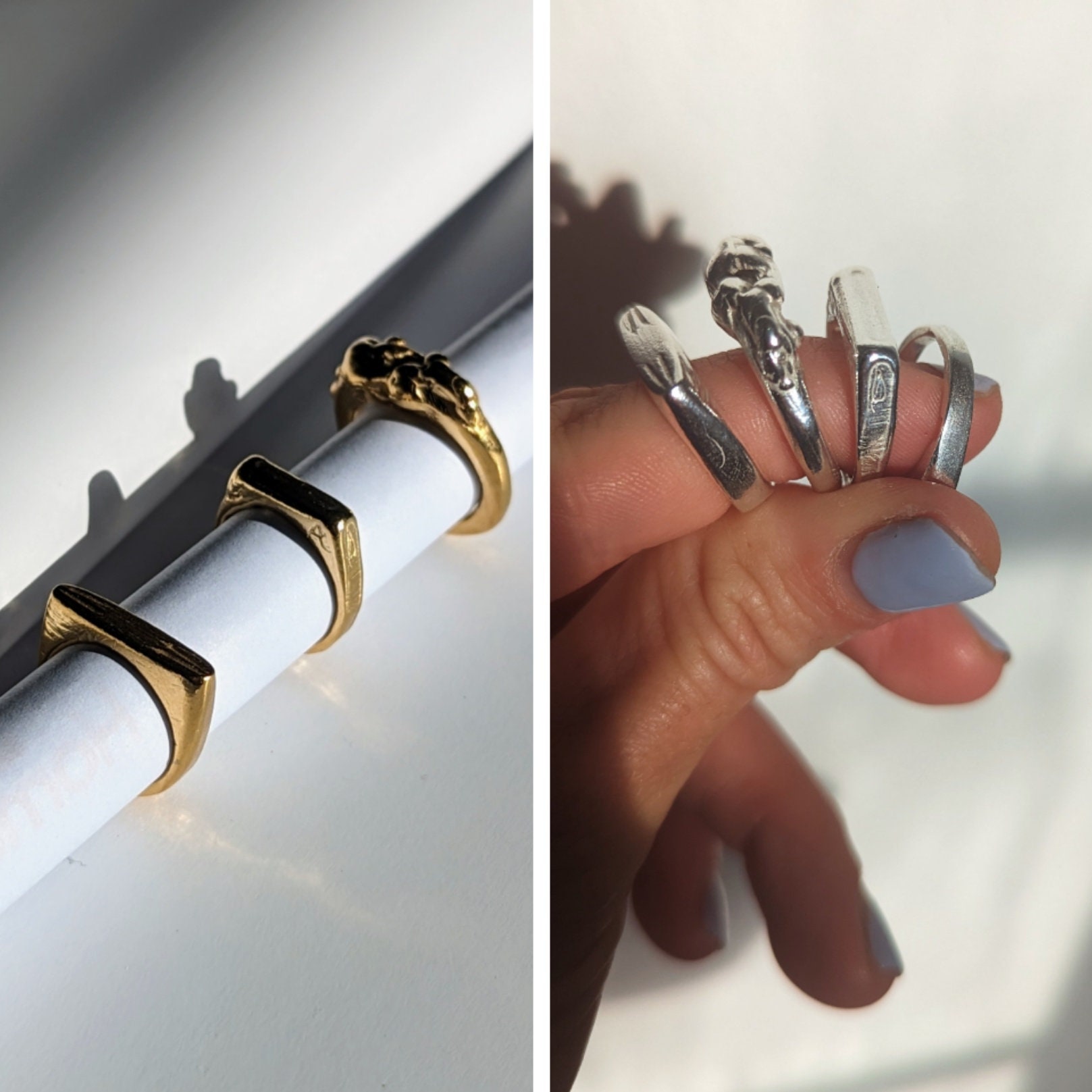 KIT ONLY Make Your Own Solid Silver or Gold Ring - Etsy