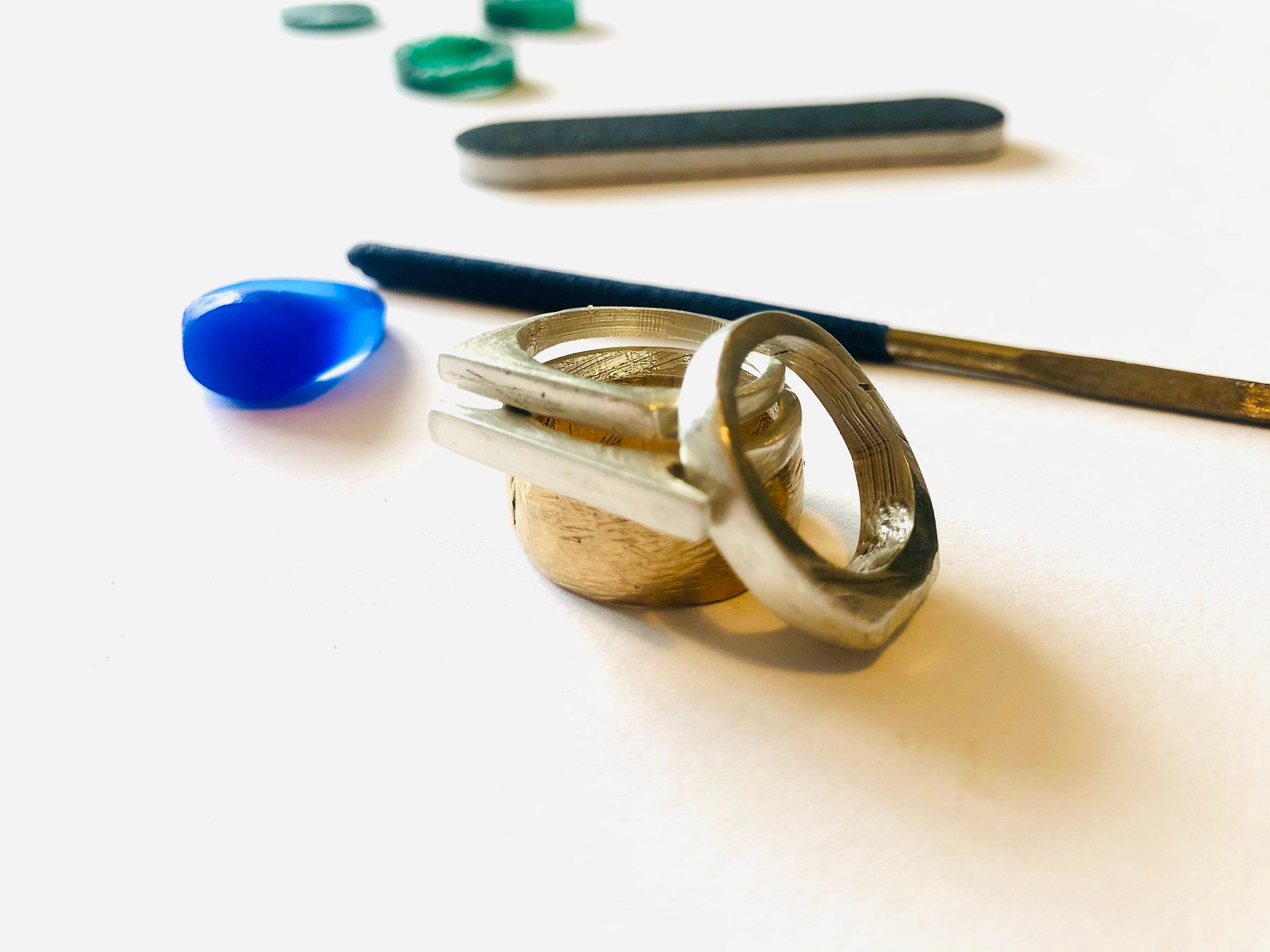 KIT ONLY Make Your Own Solid Silver or Gold Ring - Etsy