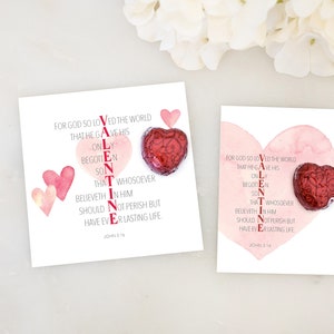 John 3:16 | Printable Bible Verse Valentine | Scripture Valentine ...