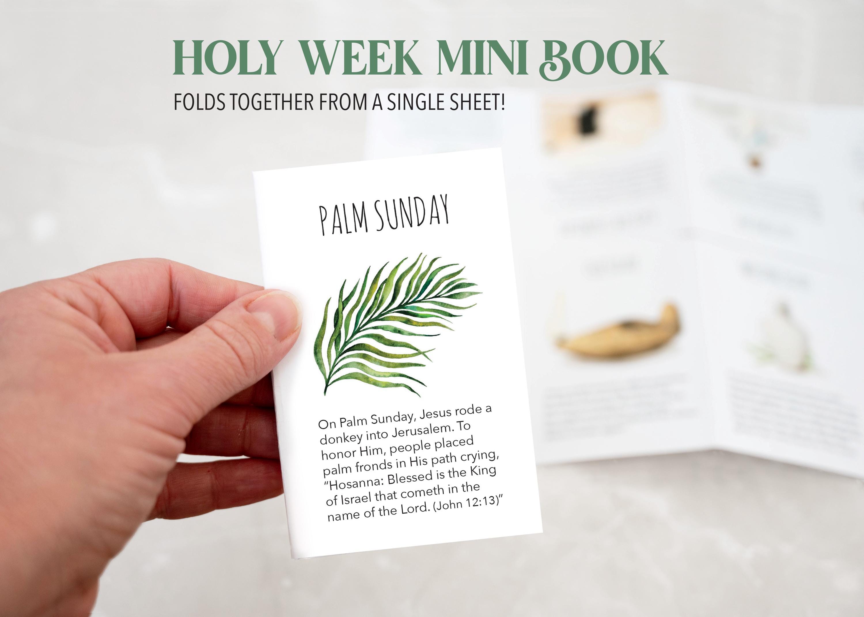 LDS Holy Week Mini Book | Kids Easter Activity (digital Download) - Etsy