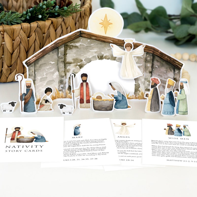 Nativity Paper - Etsy