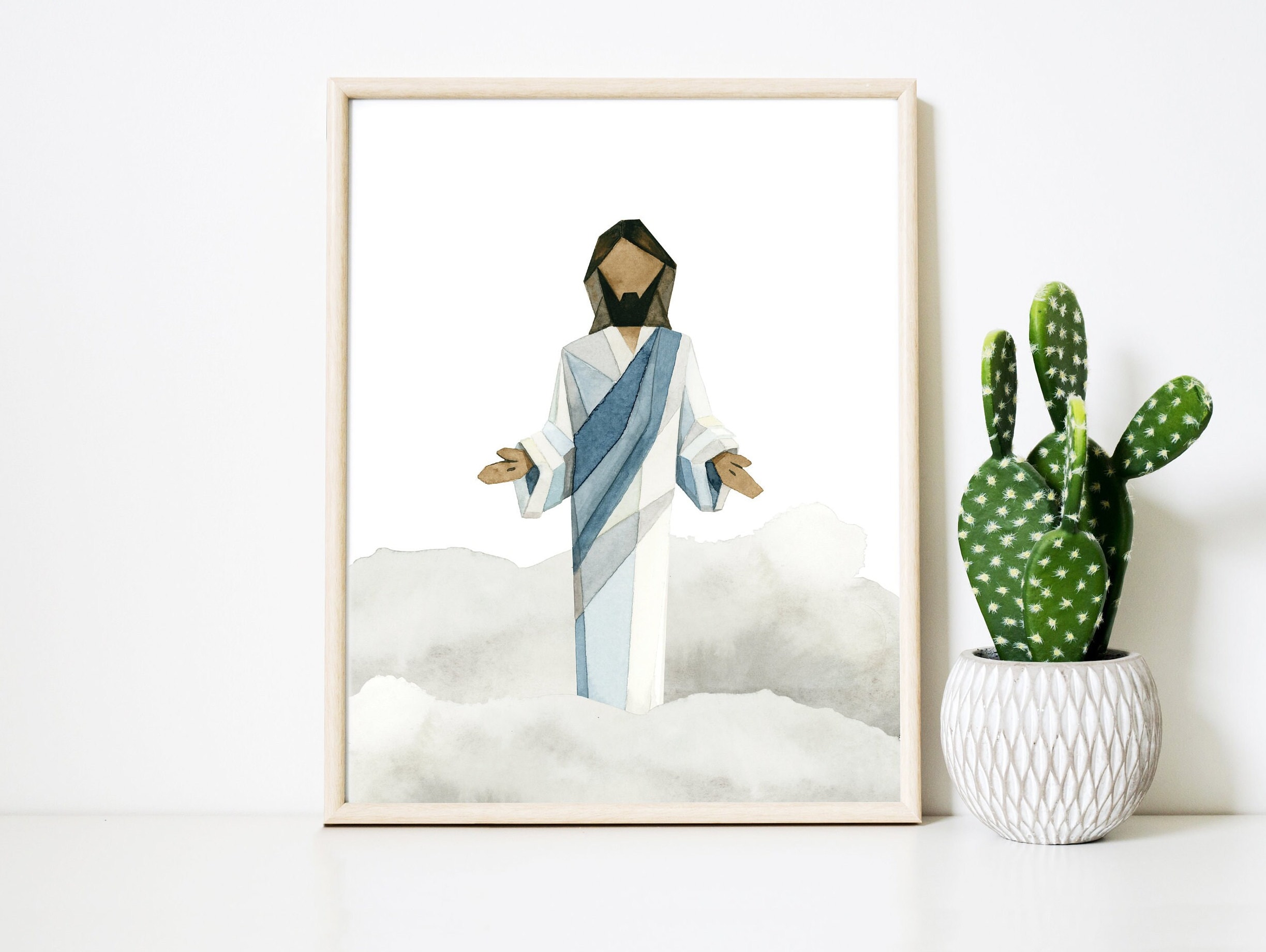 Resurrected Christ Christian Home Decor | Printable Christian Art | LDS ...