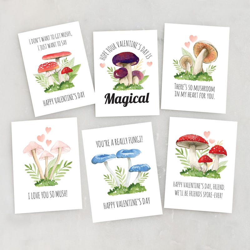 Mushroom Valentine - Etsy
