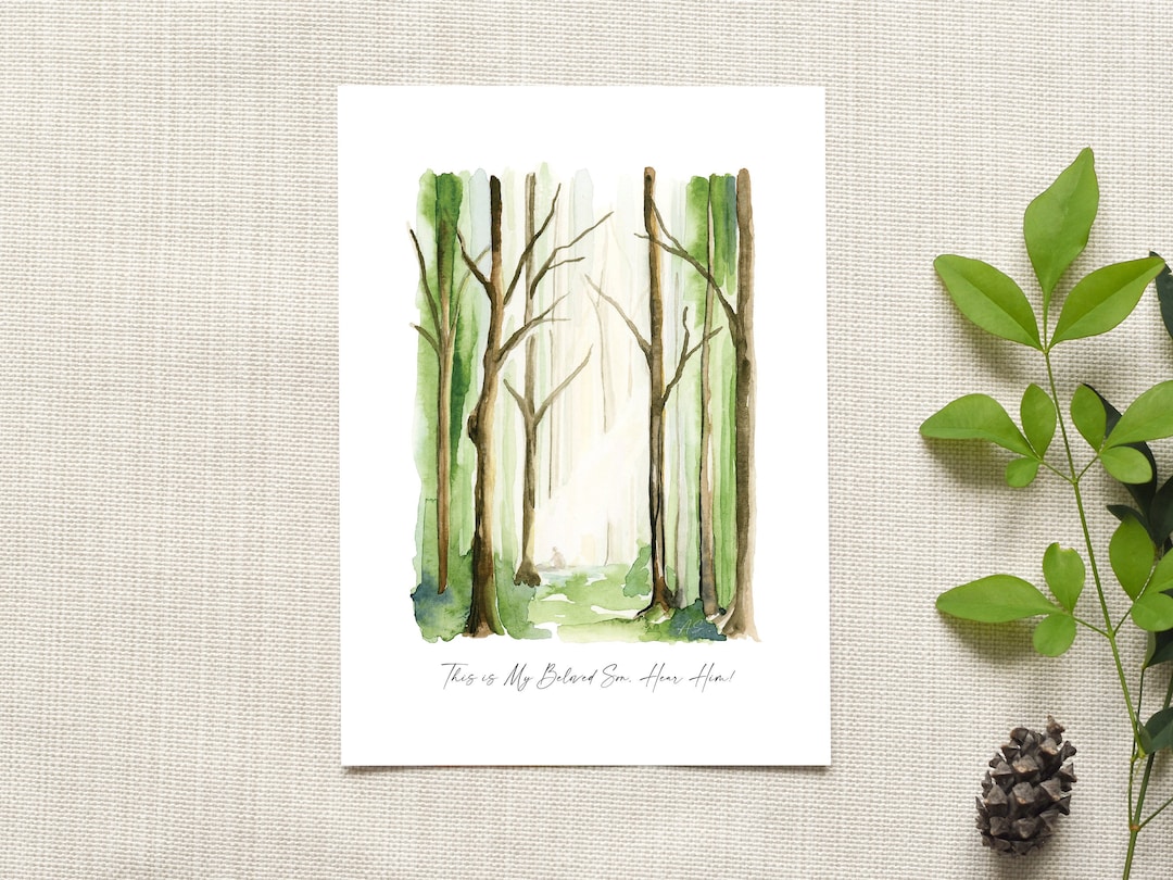 The Sacred Grove | LDS Printable Art | Joseph Smith Painting | Hear Him ...