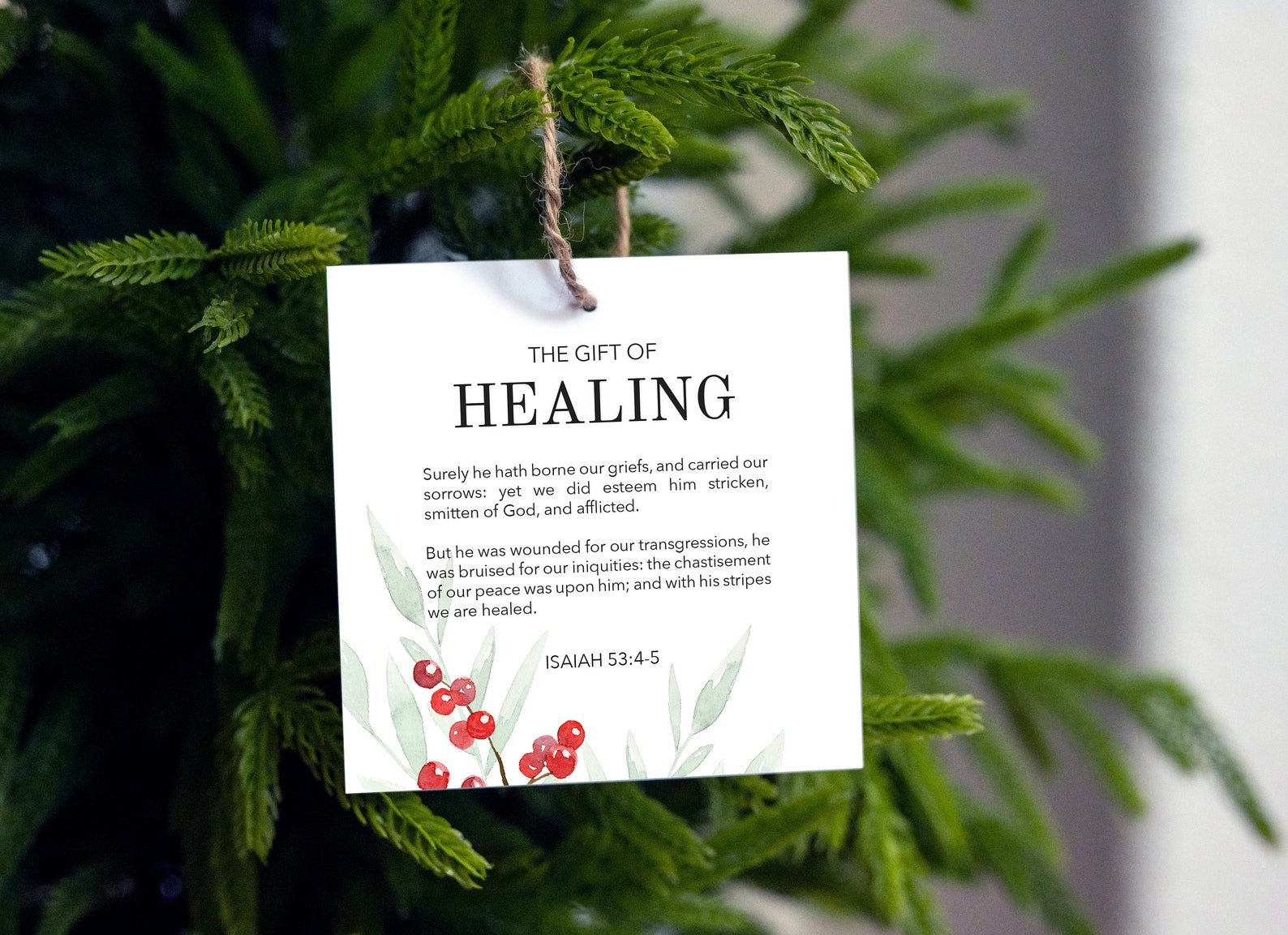 LDS 25 Gifts of Christ Christmas Advent | LDS Scripture Card Set ...