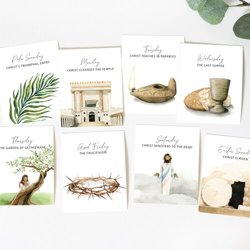 Easter Holy Week Posters - Etsy