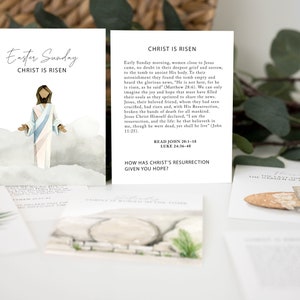 Bible Holy Week Study Cards | Printable Easter Story Devotionals ...