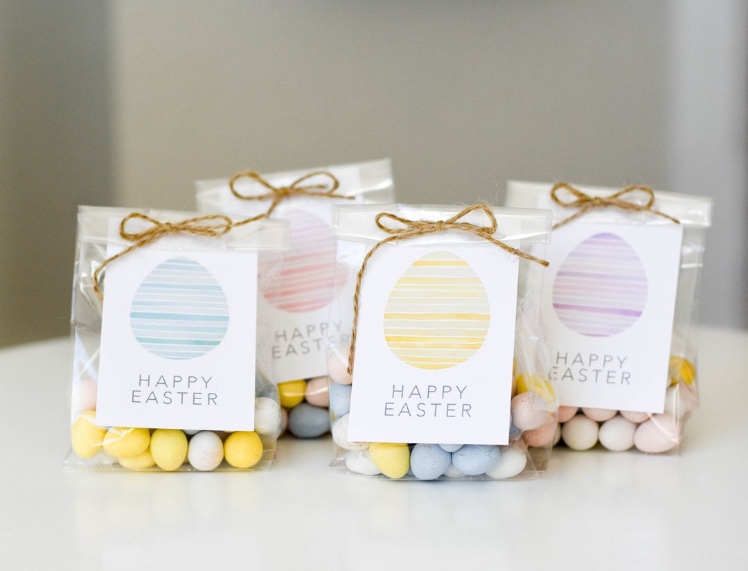Printable Easter Tags, Happy Easter Tag, Easter Egg Favor, Easter Gift ...