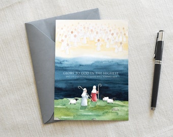 Christian Christmas Cards Sets of Assorted Cards Simple - Etsy Canada