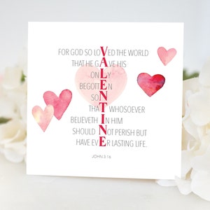 John 3:16 | Printable Bible Verse Valentine | Scripture Valentine ...