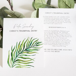 LDS Holy Week Study Cards | Printable Easter Story | LDS Easter Advent ...