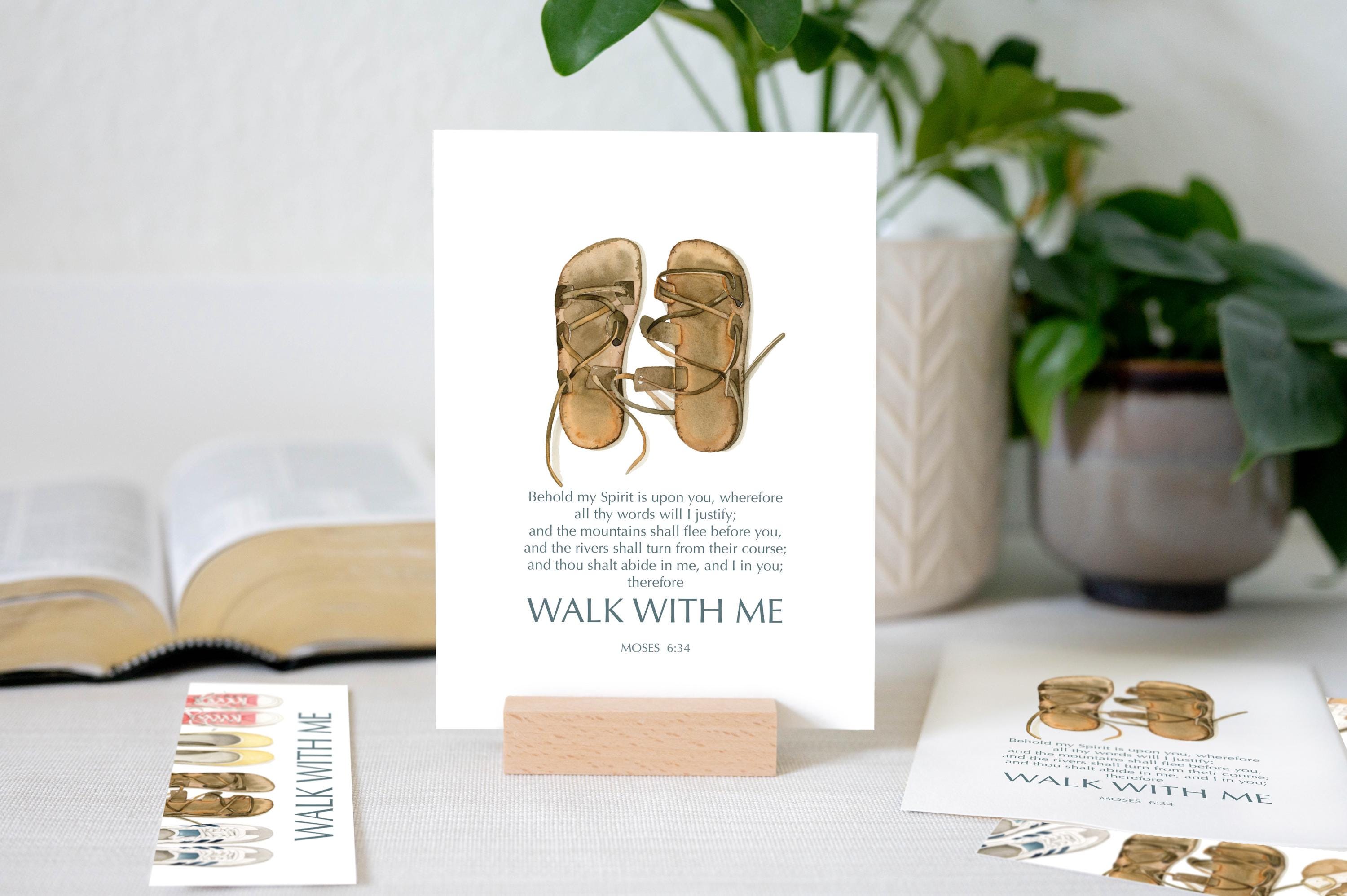 Walk With Me | 2026 LDS Youth Theme Posters & Bookmarks | Moses 6:34 ...