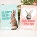 Bunny Valentine Cards, Printable Valentine, Valentine Tags, Classroom ...