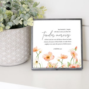 Tender Mercies of the Lord | Ministering Gift Tag | 1 Nephi 1:20 | Book ...