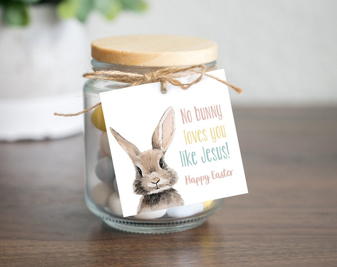 Christian Easter Cards – Jesus Loves You Easter Gift Tags – Printable ...