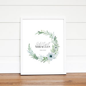 Seek and Expect Miracles | Russell Nelson Quote | LDS Wall Art ...