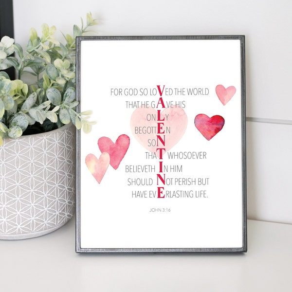 Valentine Print - Etsy