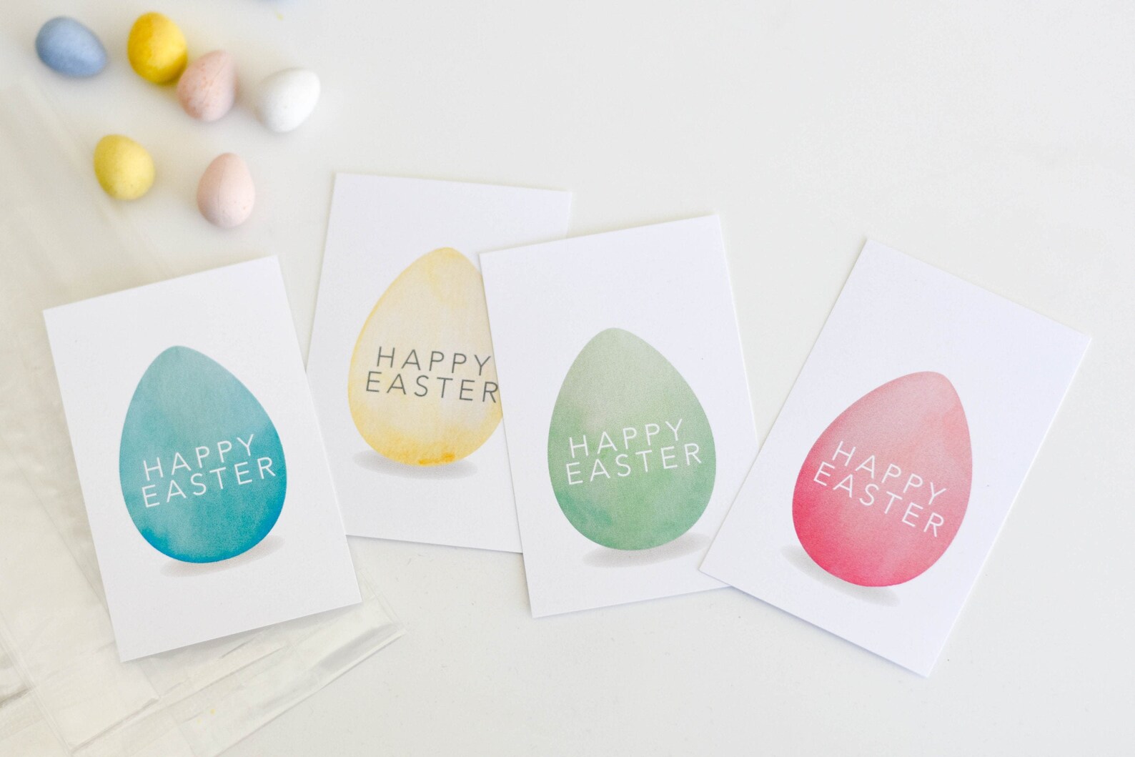 Happy Easter Tags Printable Easter Tags Easter Egg Tags | Etsy