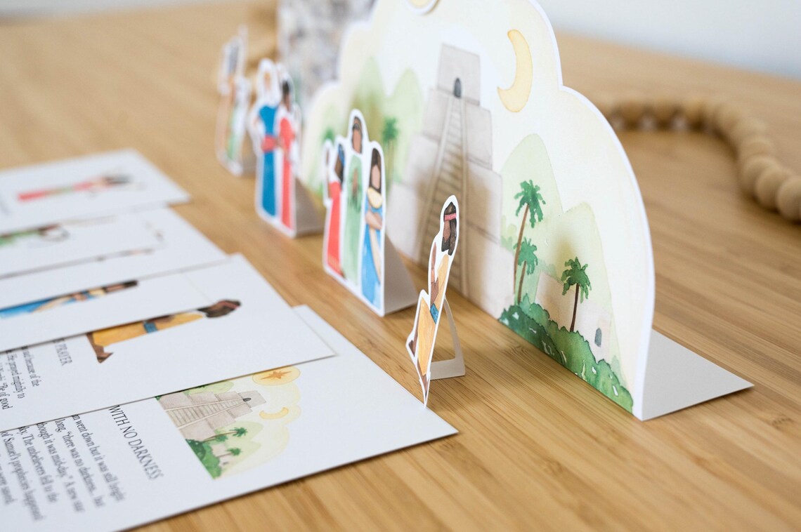 Book of Mormon Christmas Activity | Signs of Christ's Birth Paper Story ...