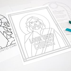 Look Unto Christ | 2025 LDS Youth Theme Painting Activity | LDS Youth ...