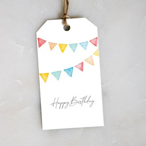 Printable Birthday Tags Set | Happy Birthday Gift Tags | Birthday ...