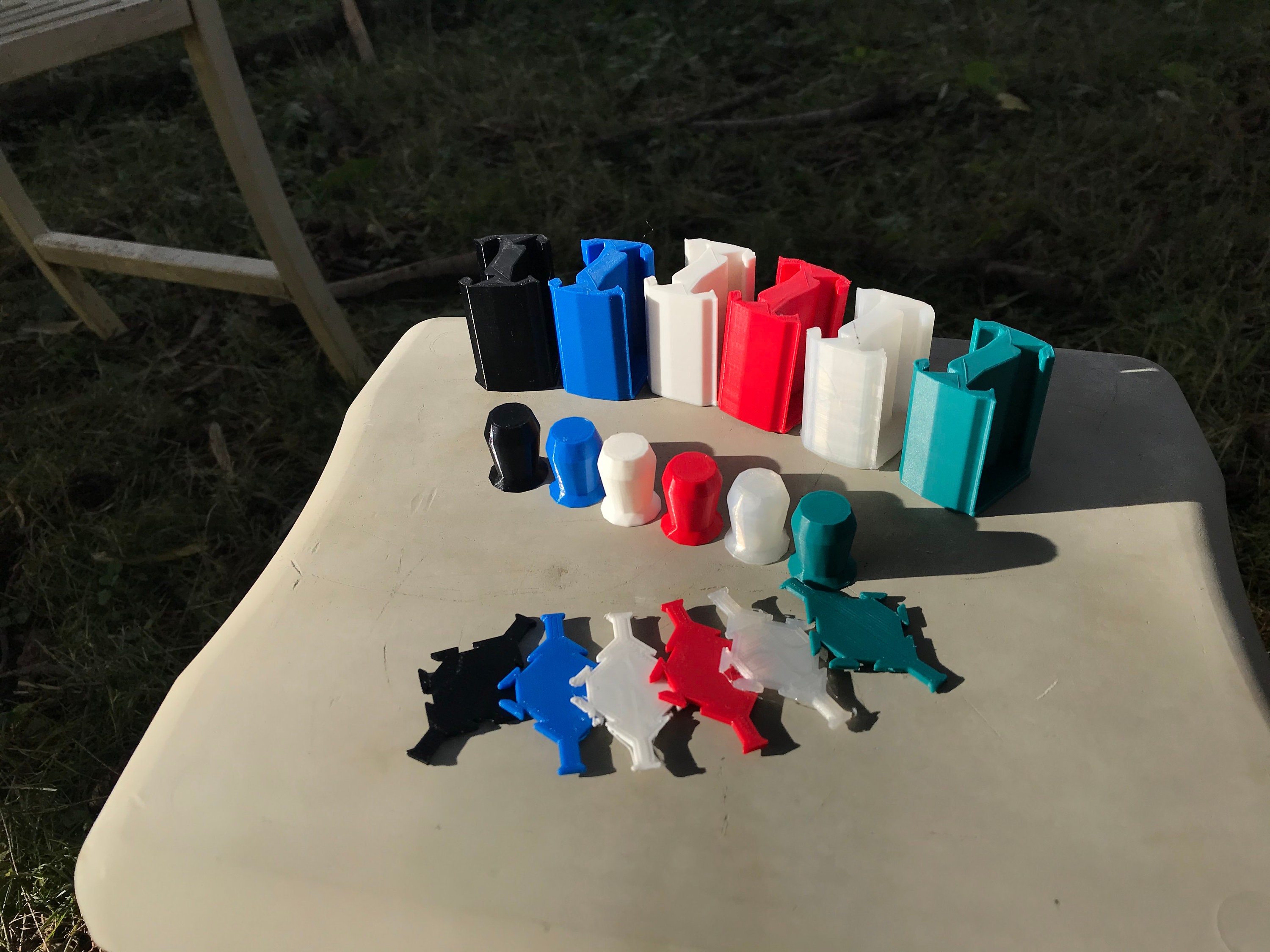 3D Printed Portable Chess Set - Etsy