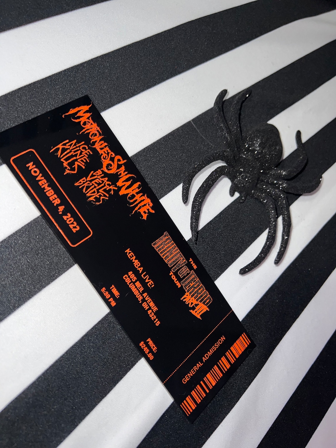 Custom Acrylic Concert Ticket Replica: Personalized Music Gift - Etsy