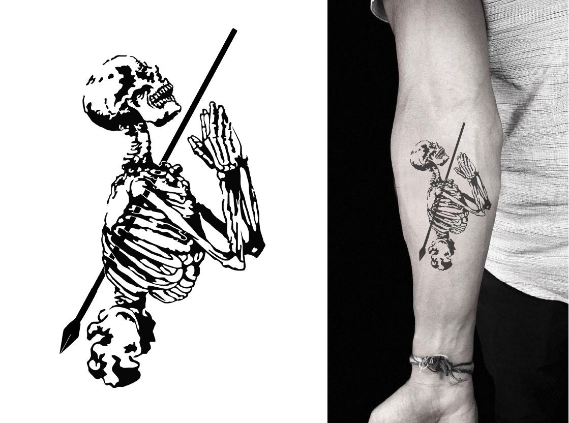 Tattoo Design - Skeleton - Etsy
