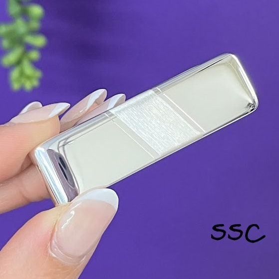 Sterling Silver Money Clip, Free Laser Engraving - Etsy