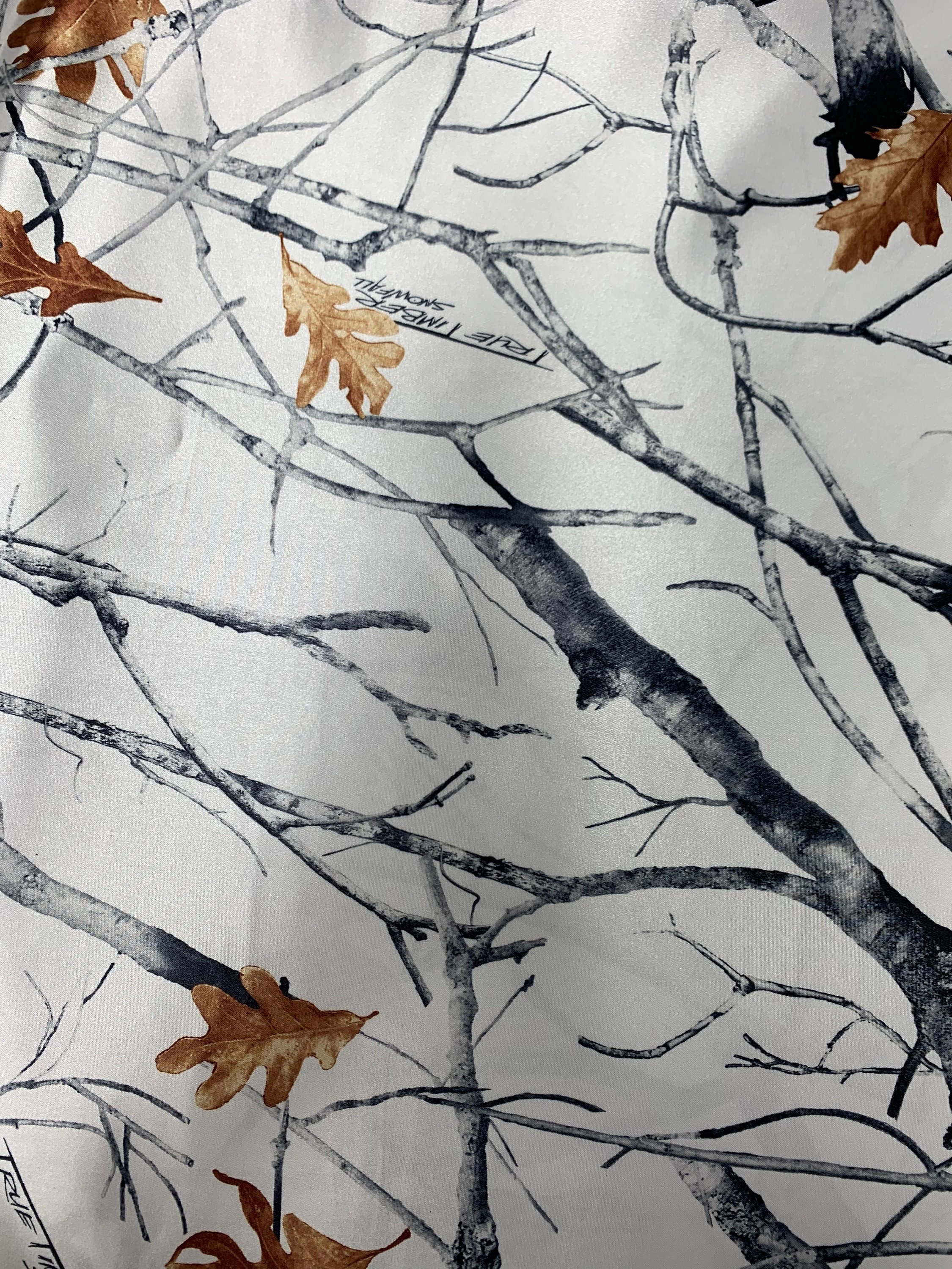 True Timber Snowfall Satin Camo Fabric by the Yard - Etsy