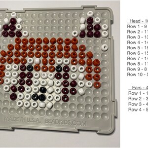 Red Panda Bead Craft Kit - Etsy