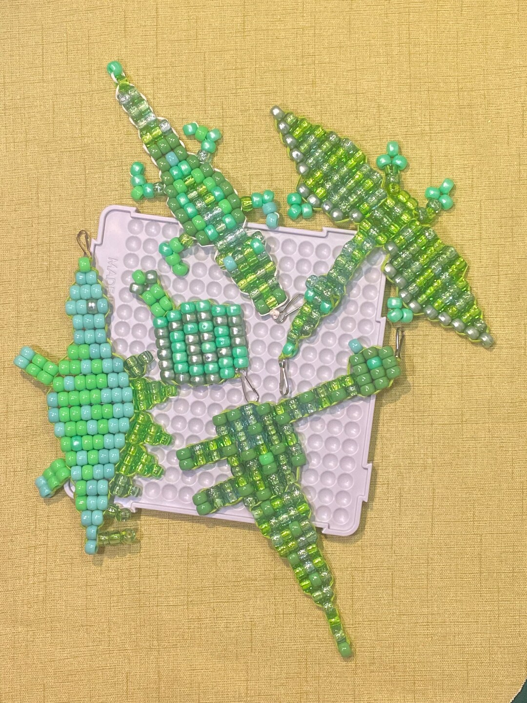 Dinosaur Bead Pet Kit Craft for Kids Beading Craft - Etsy