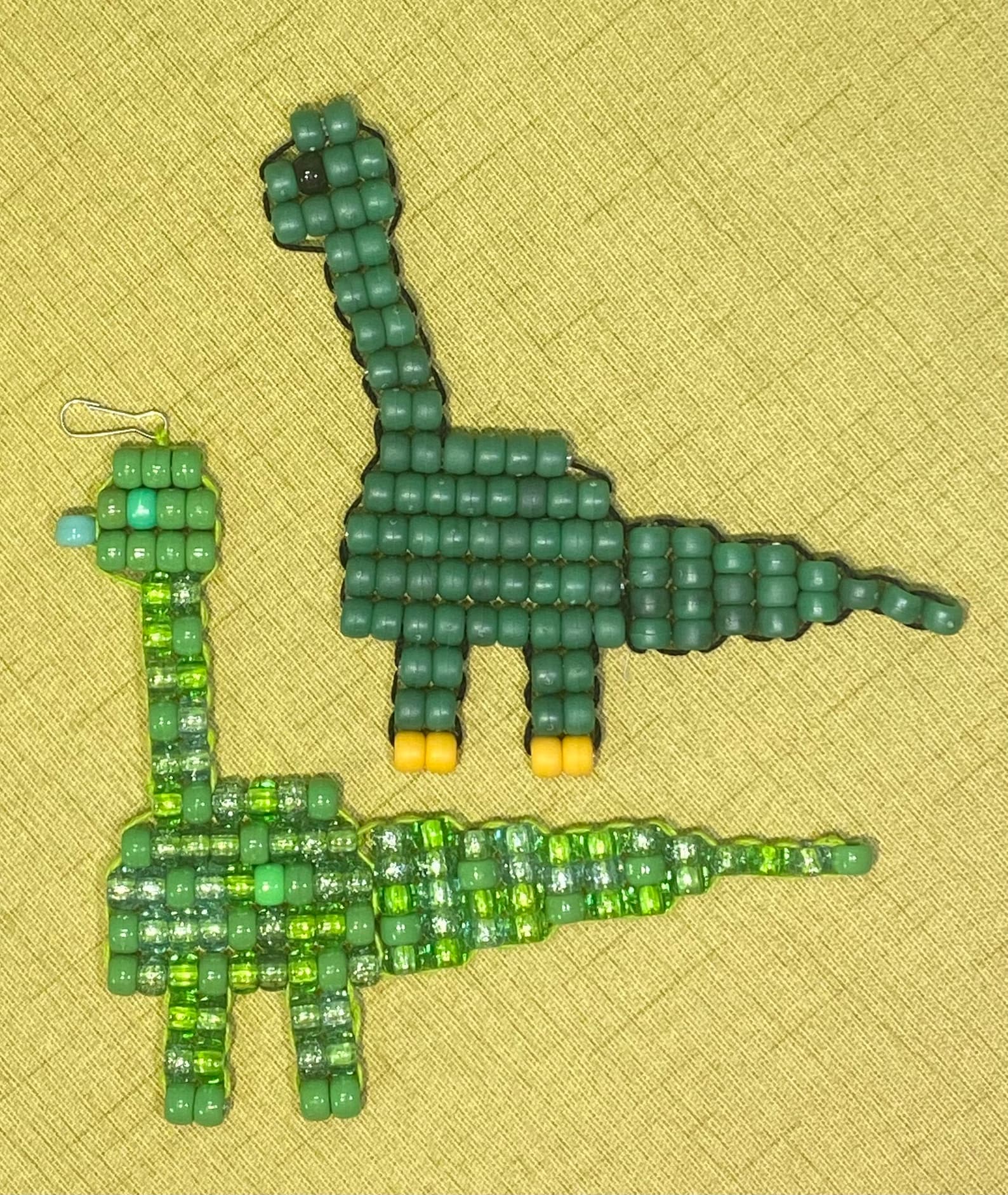 Dinosaur Bead Pet Kit Craft for Kids Beading Craft - Etsy