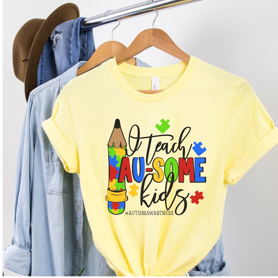 Autism Awareness Autism Acceptance T-shirt ASD and SPD Tshirts Autism ...